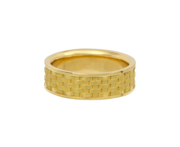 basket ring gold