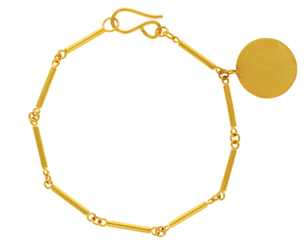 Bar Chain Charm Bracelet