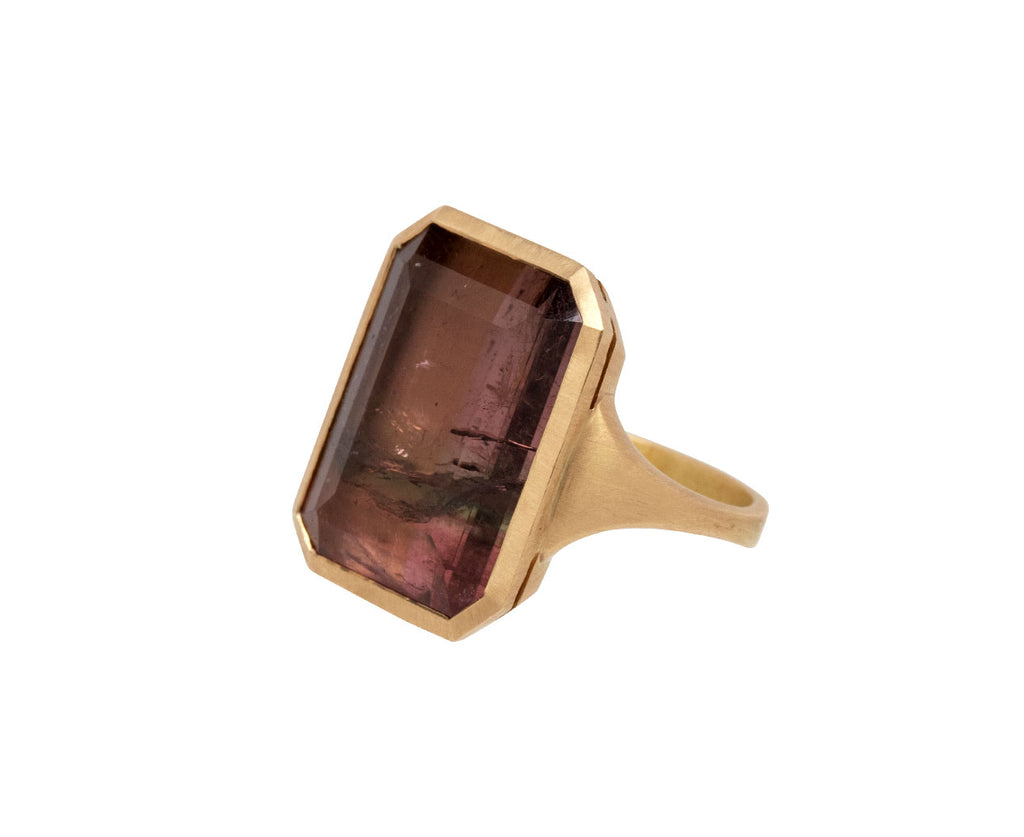 Anaconda Polychrome Tourmaline Stephanie Ring