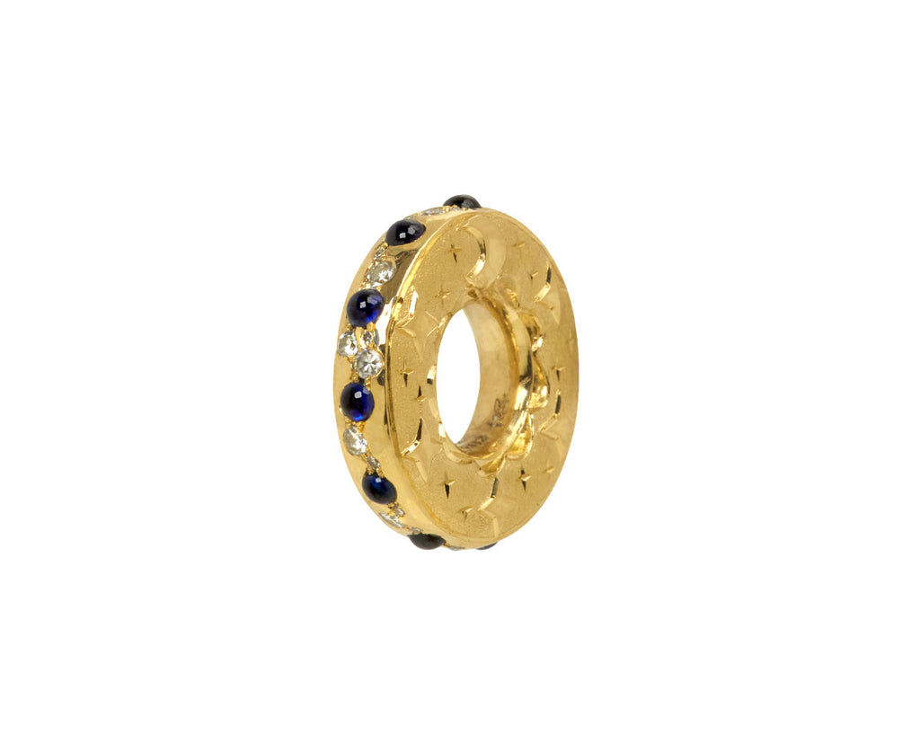 Hargreaves Sapphire and Diamond Plump Mini Hag Stone Pendant ONLY