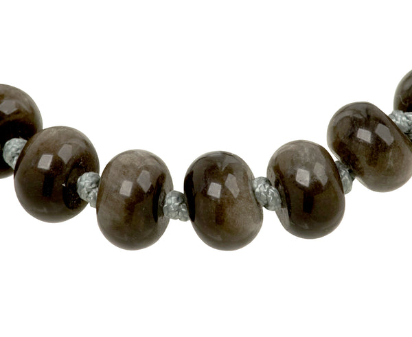 Joseph Brooks Obsidian Beaded Bracelet