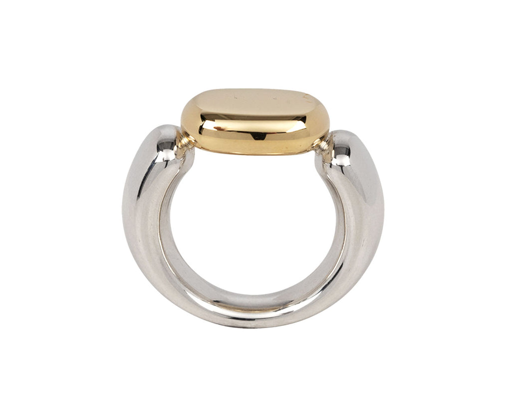 Kloto Silver and Gold Ton Ring