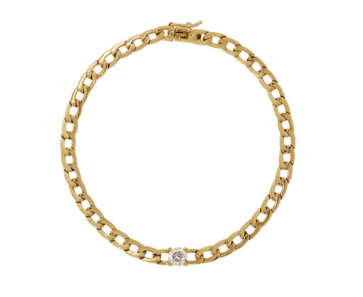 Round Diamond Chain Bracelet