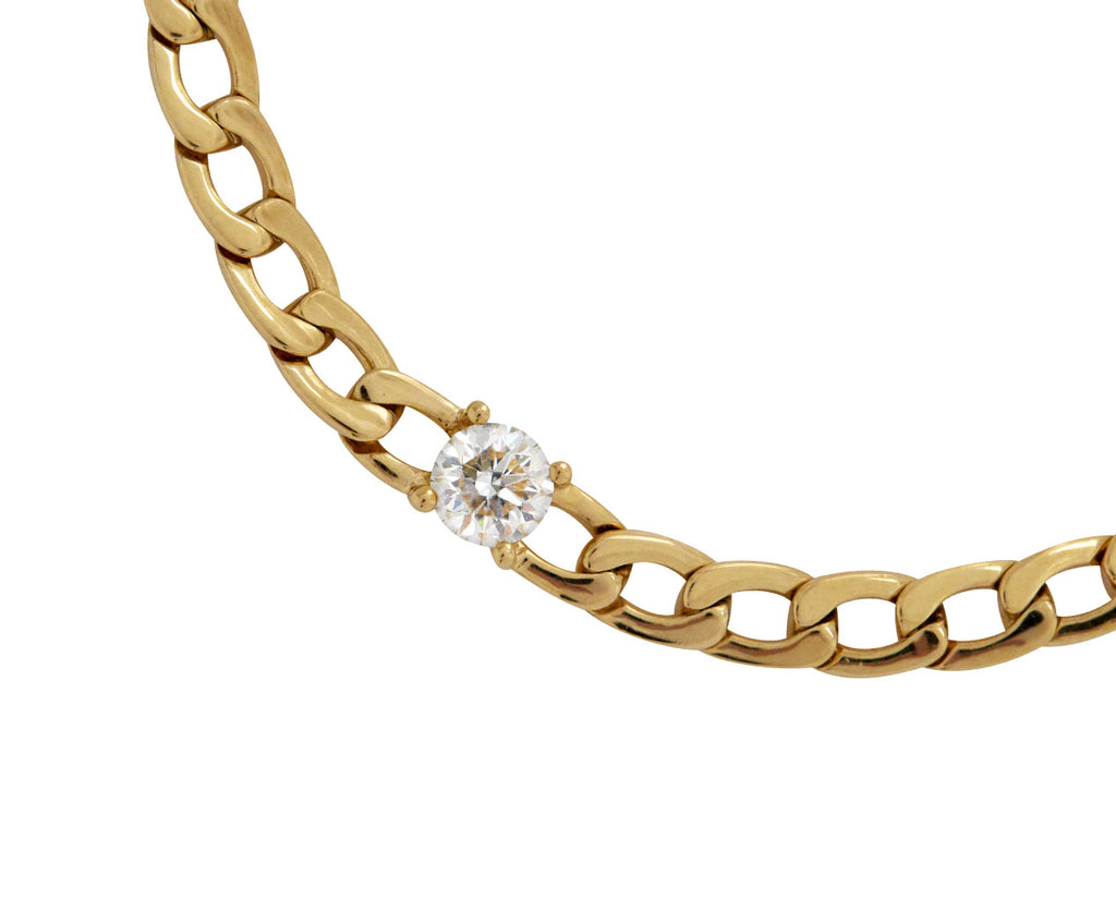 Round Diamond Chain Bracelet