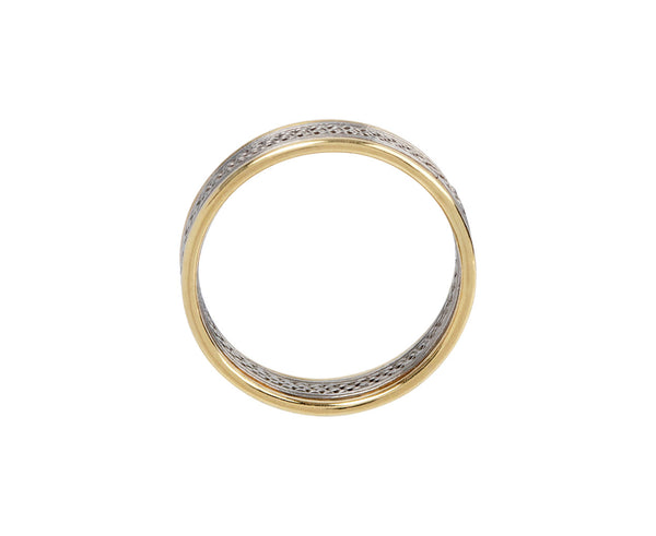 Nikolle Radi Platinum and Gold Band