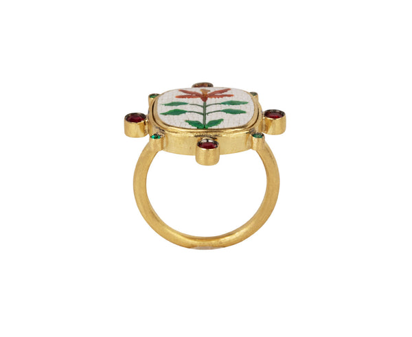 Micromosaic Agra Ring